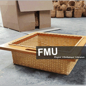 Modular Basket Indonesian Rattan Baskets